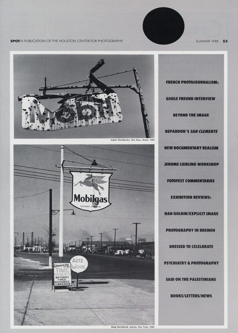 Summer 1988 Issue – Houston Center for Photography